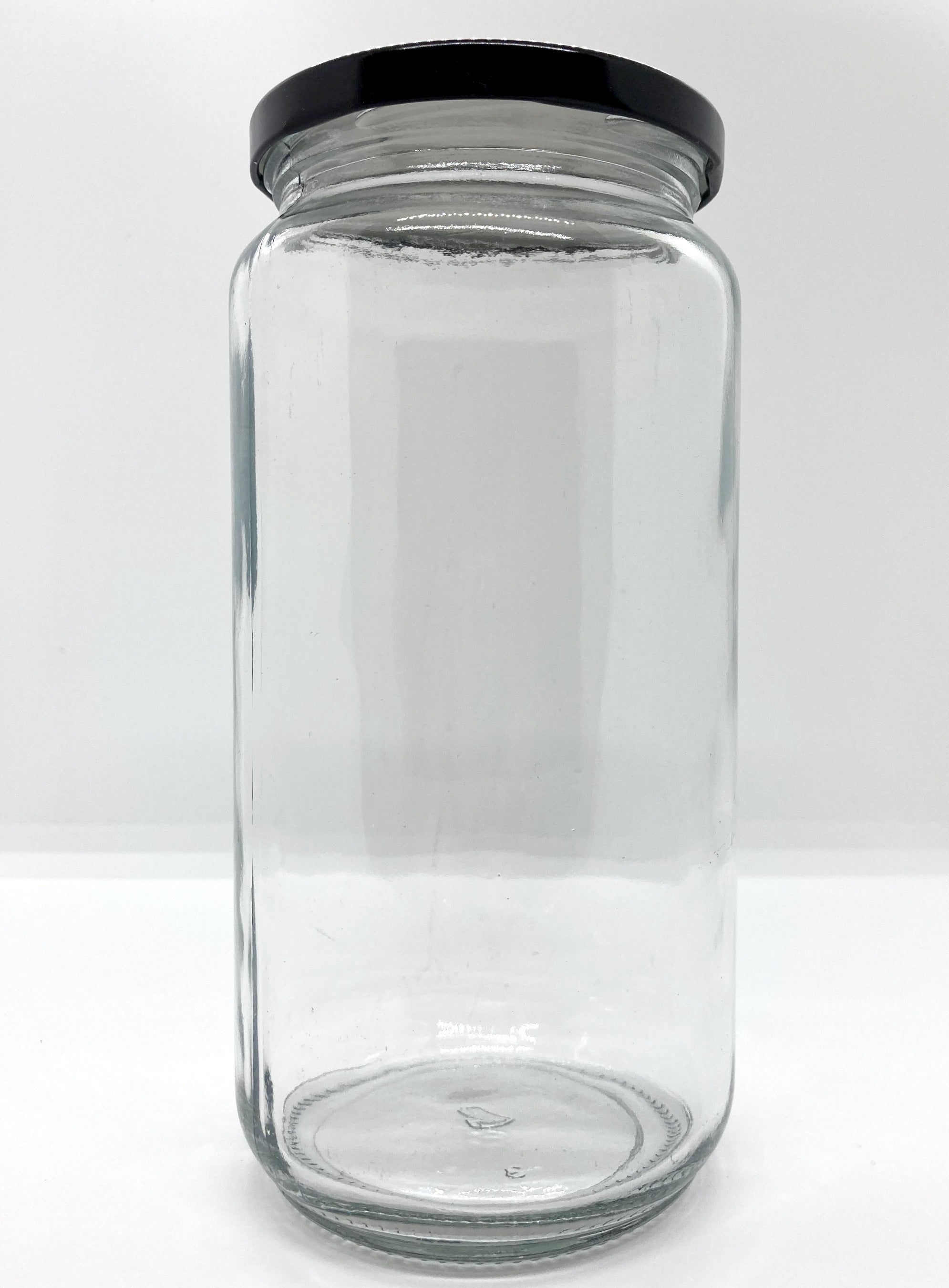 Straight Cut Glass Jars with normal lid – Brighton Jars & Bottles